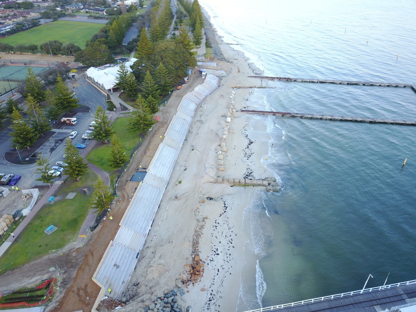 Busselton Foreshore Coastal Defences | Ertech
