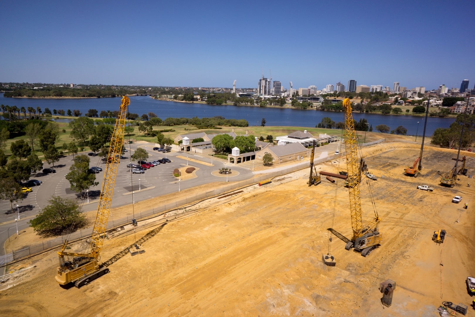 Perth Stadium Pre-construction Site Works | Ertech